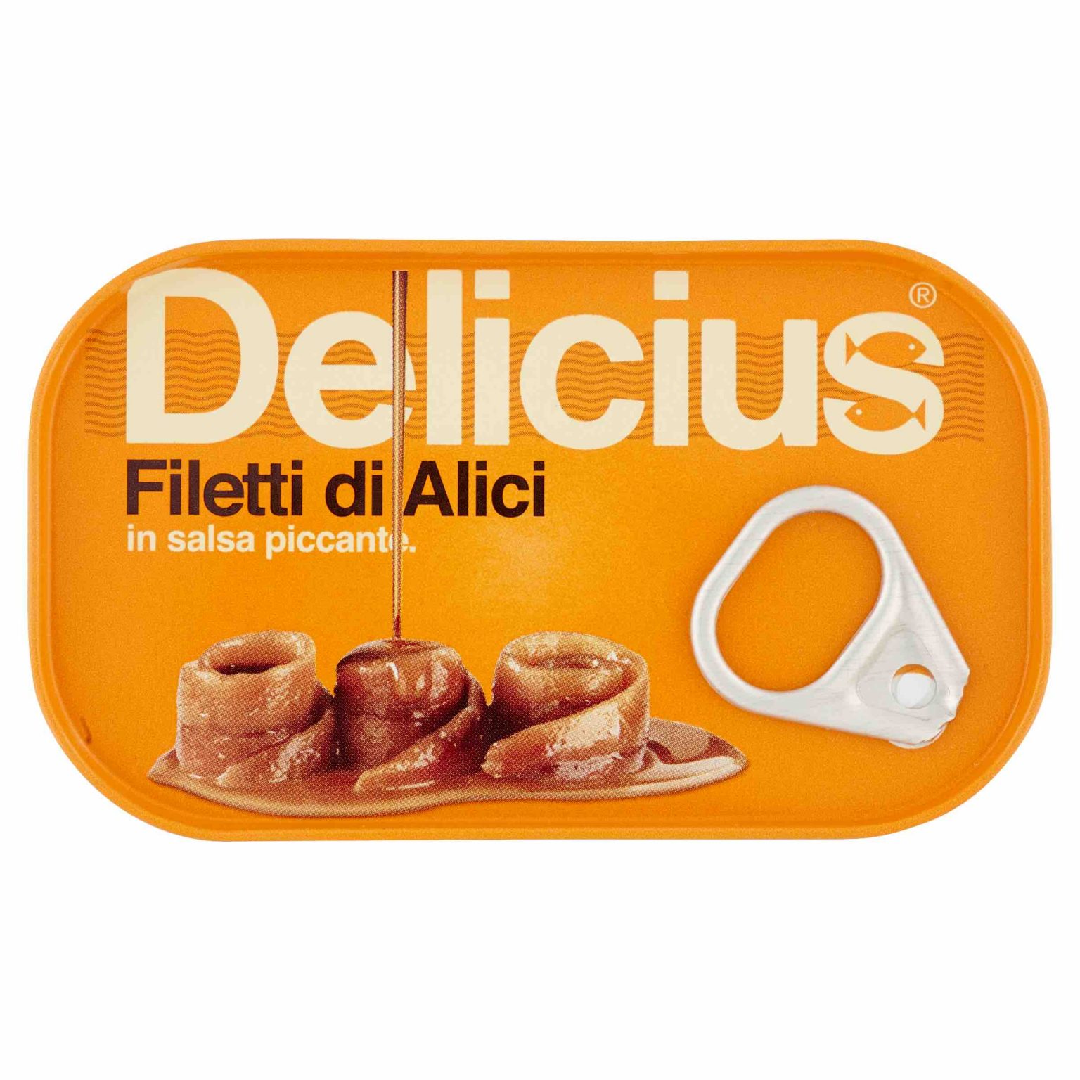 Filetti di Alici in Salsa Piccante 80g | Delicius Rizzoli Spa | Parma ...